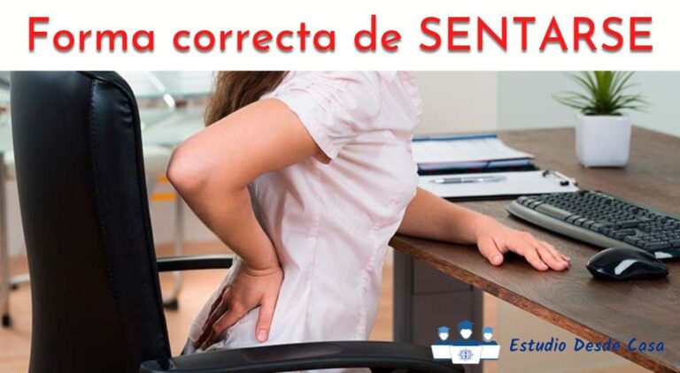 NO DESTRUYAS TU ESPALDA > Forma correcta de sentarse en el PC